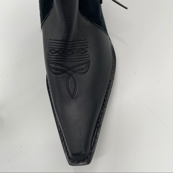 Oak Tree Farms | Shoes | Oak Tree Farms Boots Black Heeled Faux Fur ...